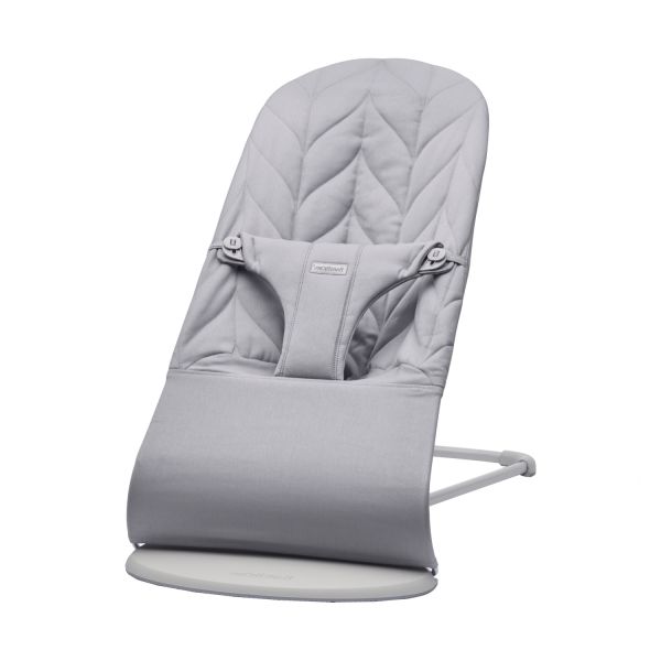 BabyBjörn Bliss Cotton Kroonblad Wipstoel - Lichtgrijs | Babypark